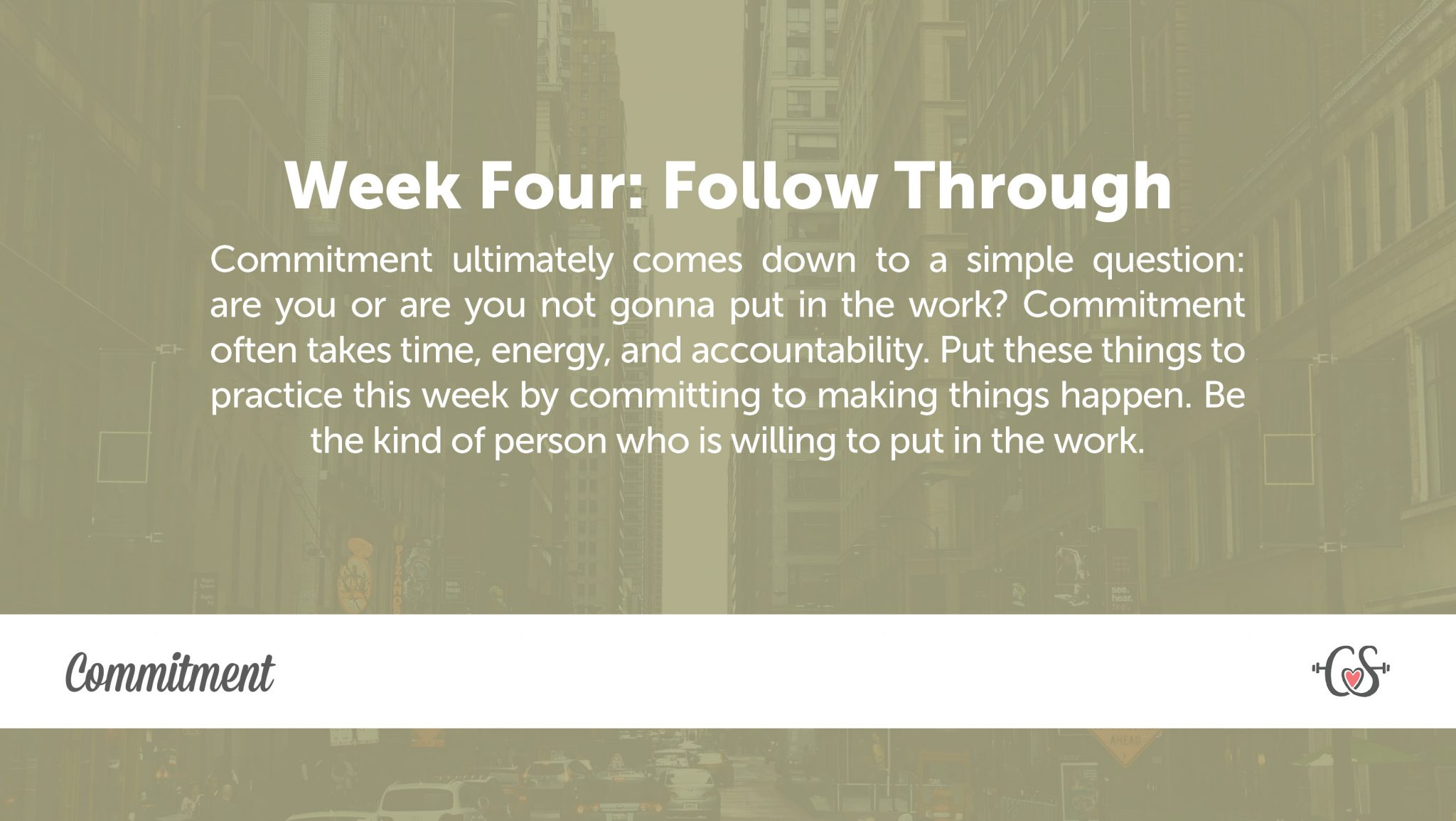 Month 1 – Commitment – CharacterStrong