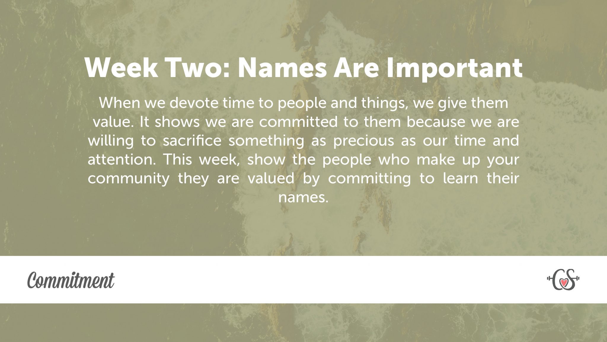 Month 1 – Commitment – CharacterStrong