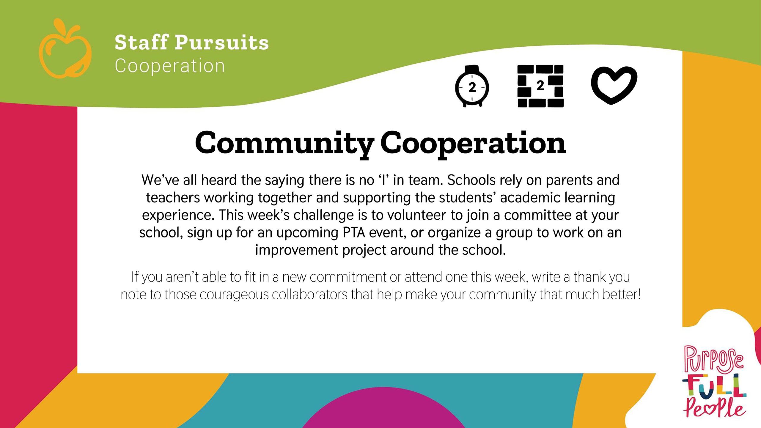 Cooperation: Staff Challenges – CharacterStrong