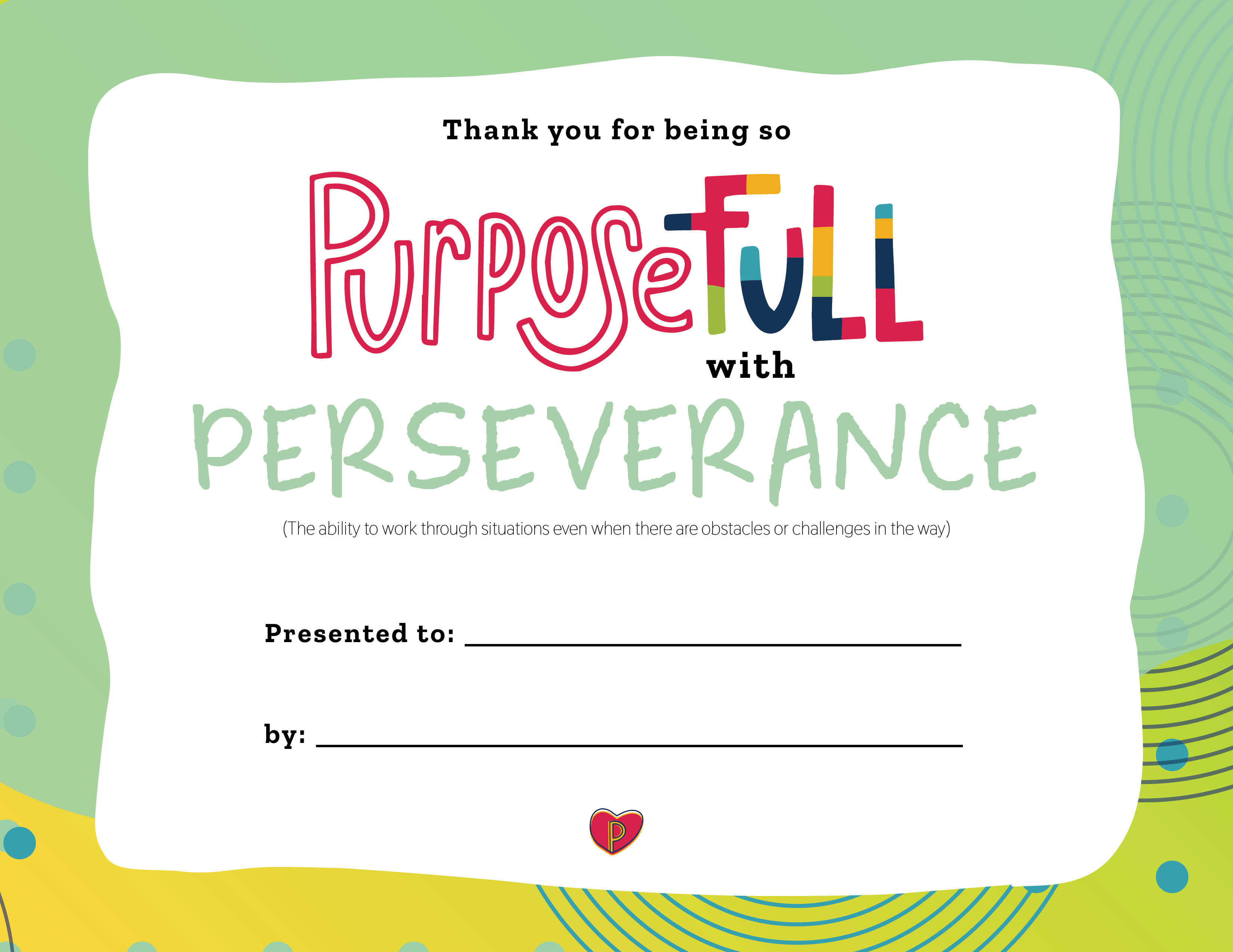 Perseverance: Resources – CharacterStrong